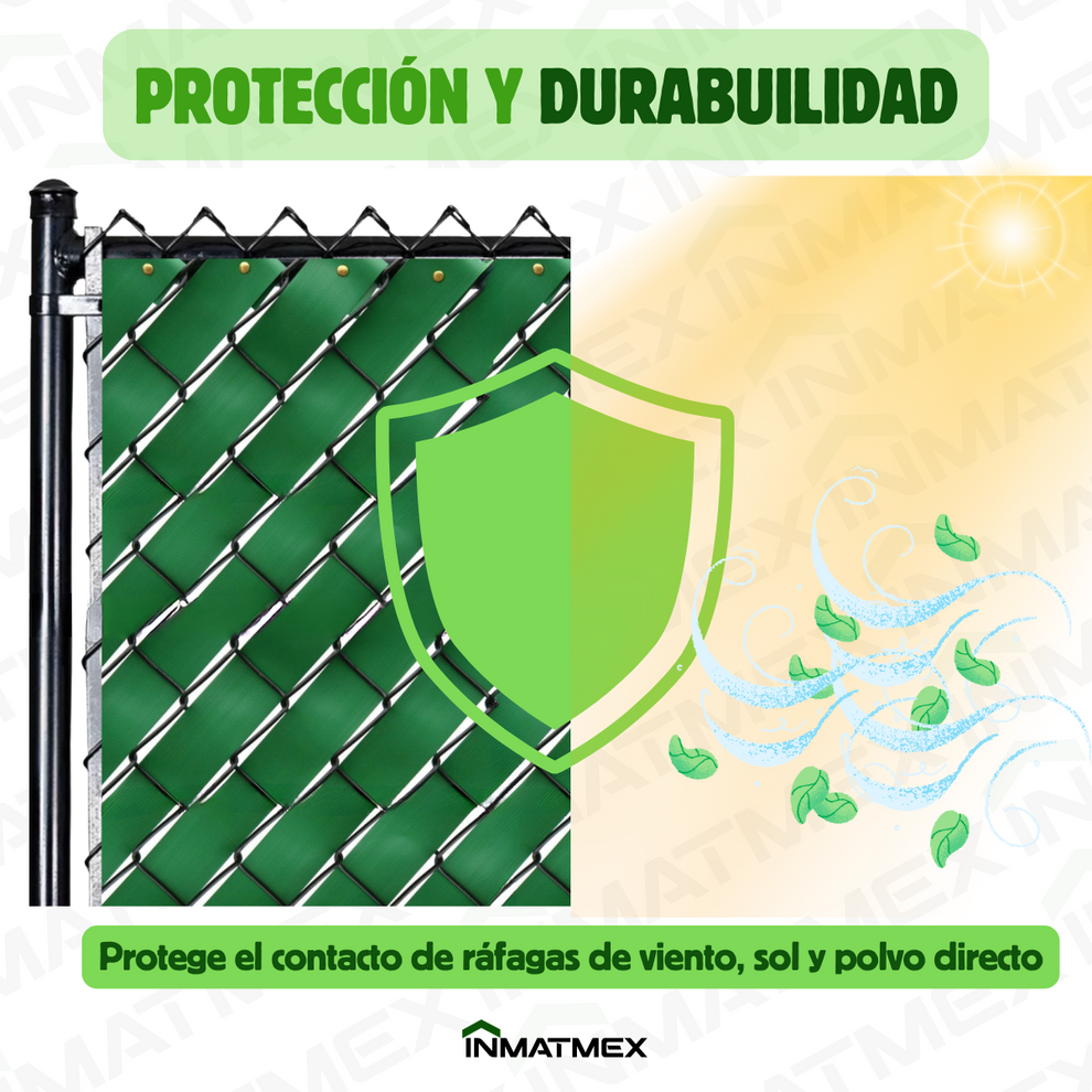 Cinta Verde Rompevientos Para Malla Ciclonica – Mallas Y Tejidos México